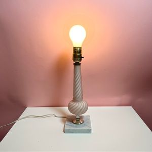 Vintage | Accents | Vintage Pastel Retro Art Deco Pink Twist Marble ...